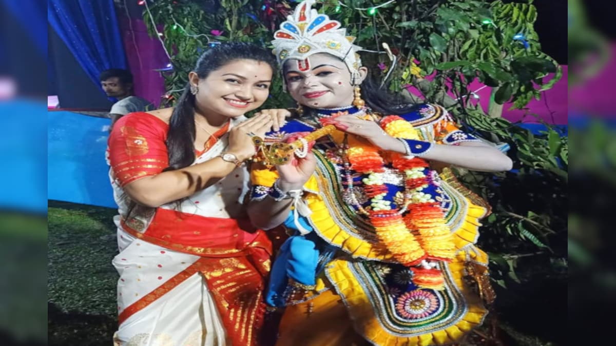 শ্ৰীকৃষ্ণৰ সৈতে ৰাস নাচিলে বিধায়িকা আঙুৰলতা ডেকাই,চাওক Photo|mla ...