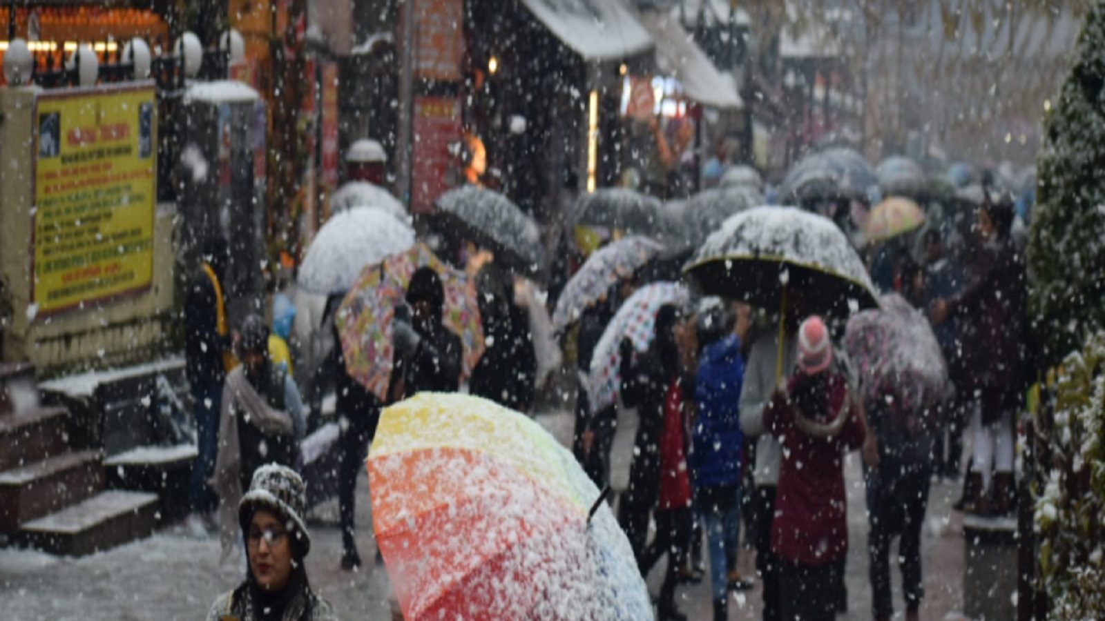 PHOTOS Tourists were delighted to see fresh snowfall in Manali মনালীত ...