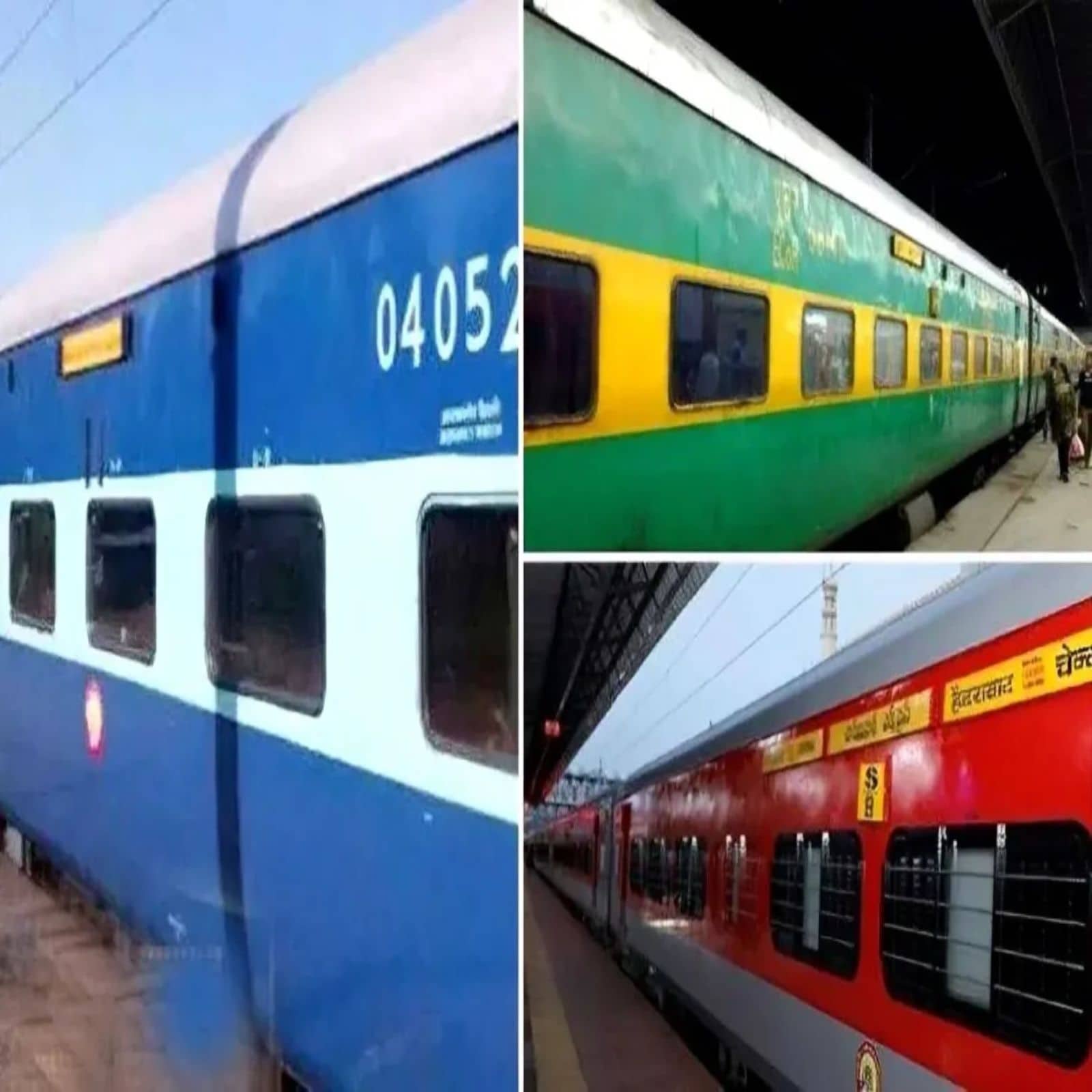 Indian Railways: know reasons behind colored stripes on train coaches ...