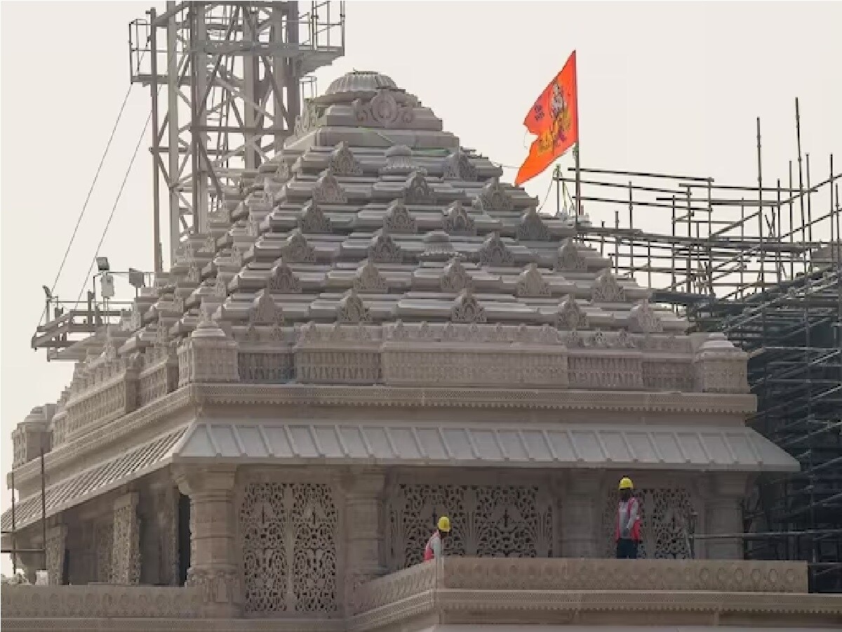 Ram Mandir: প্ৰাণ প্ৰতিষ্ঠাৰ পূৰ্বে চাওক ভগৱান শ্ৰীৰামৰ মূৰ্তি। ayodhya ...