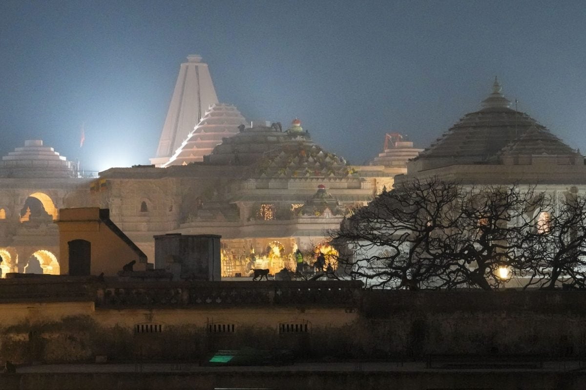Ram Mandir Inauguration : মুগ্ধ নয়নে চাইছে সমগ্ৰ বিশ্বই! ৰাম মন্দিৰৰ ...