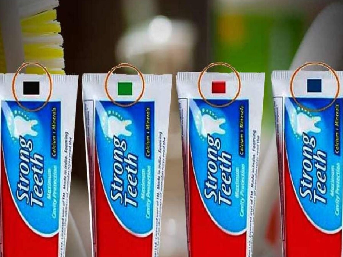 Meaning of Different Colour mark on Toothpaste: টুথপেষ্টৰ টিউবত থকা ক ...