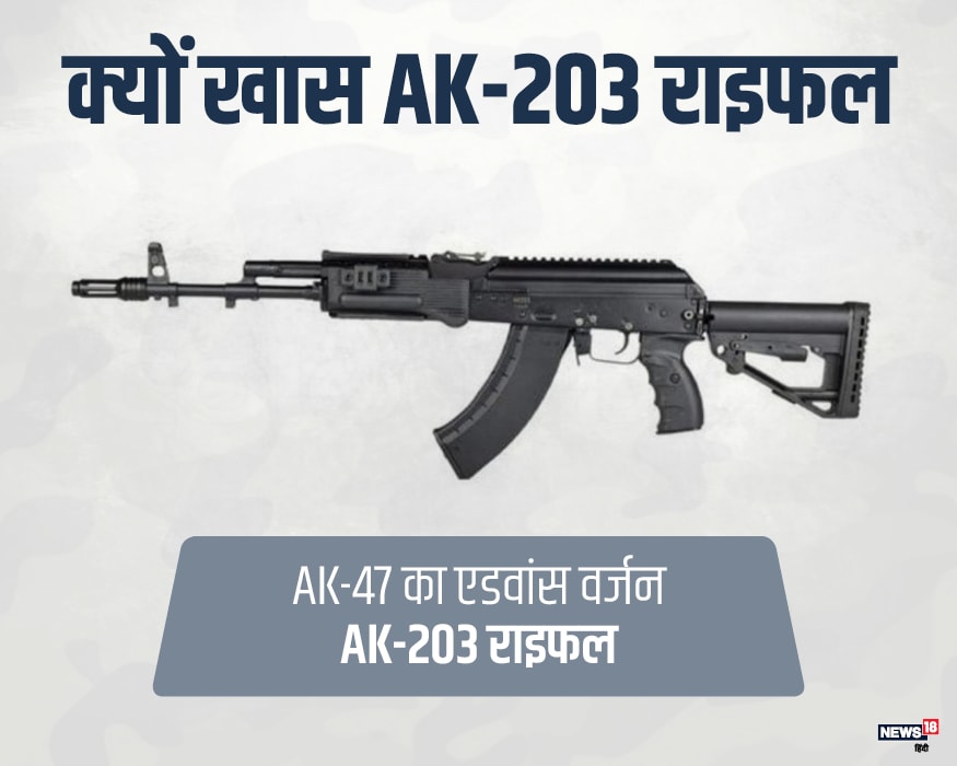 कितनी खास AK-203 राइफल - AK 203 rifle specifications