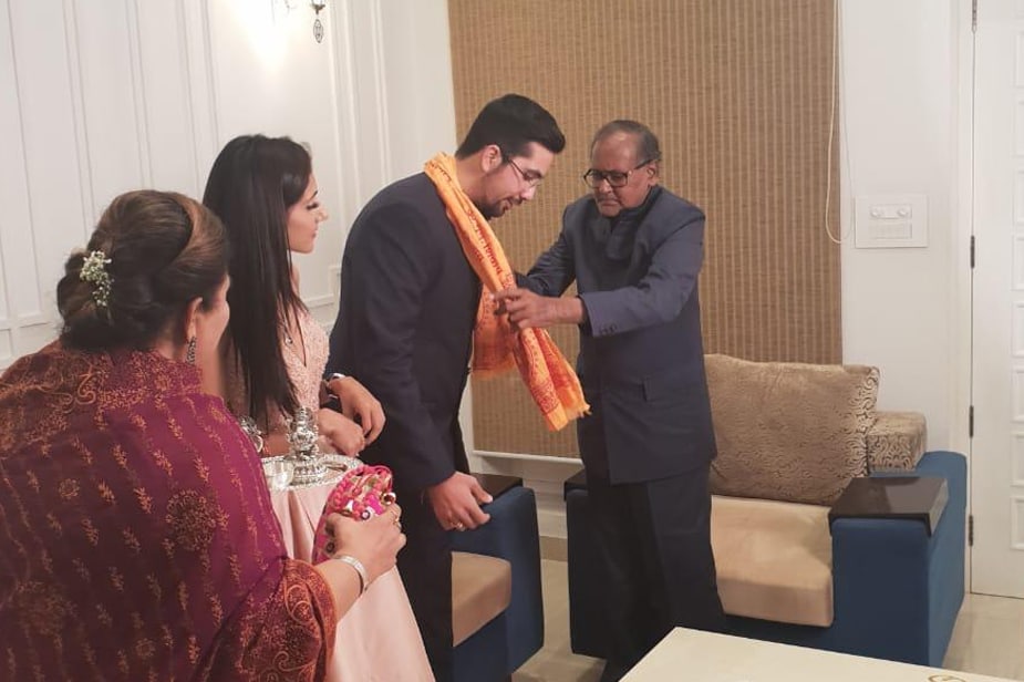 कांग्रेस MLA अदिति सिंह और अंगद सैनी की शादी से पहले की तस्वीरें आईं ...