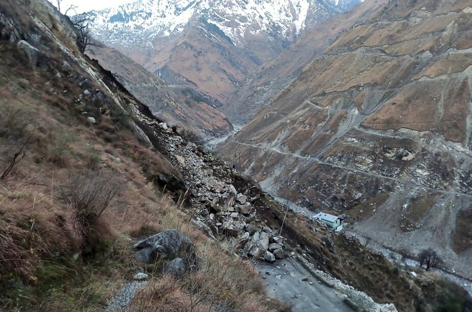 Landslide in kinnaur national highway 05 closed once again hpvk ...
