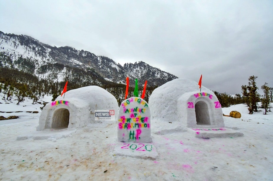 Igloo made in himachal mandi siraj valley see pics hpvk – News18 हिंदी