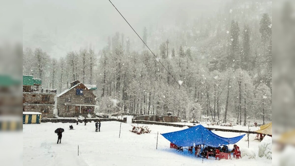 fresh snowfall in manali see pics hpvk