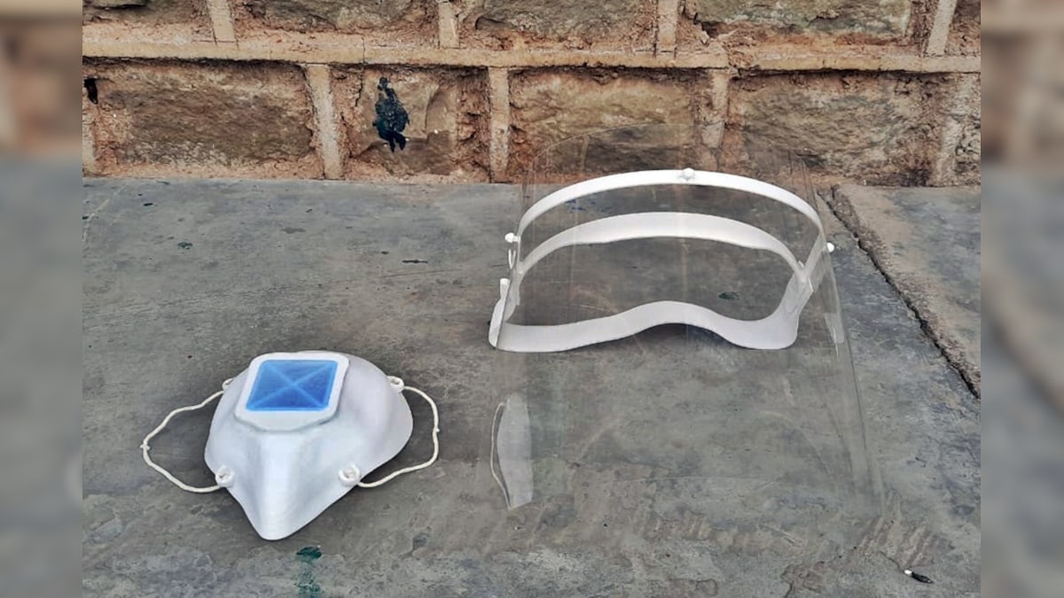 mandi engineer made 3d printed mask to fight corona virus hpvk