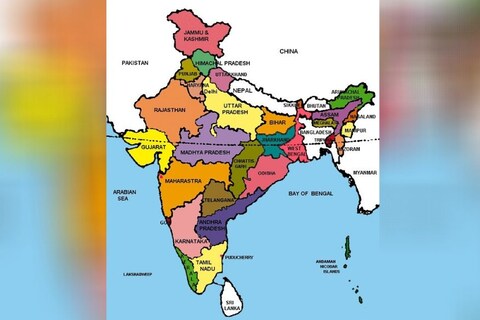 1947 के बाद 72 साल में कैसे बदलता रहा है भारत का नक्शा?_hows modern ...