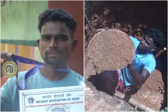 Lockdown में गोल्ड मेडलिस्ट तीरंदाज घर चलाने को बेच रहे मुर्गा, पानी के ...