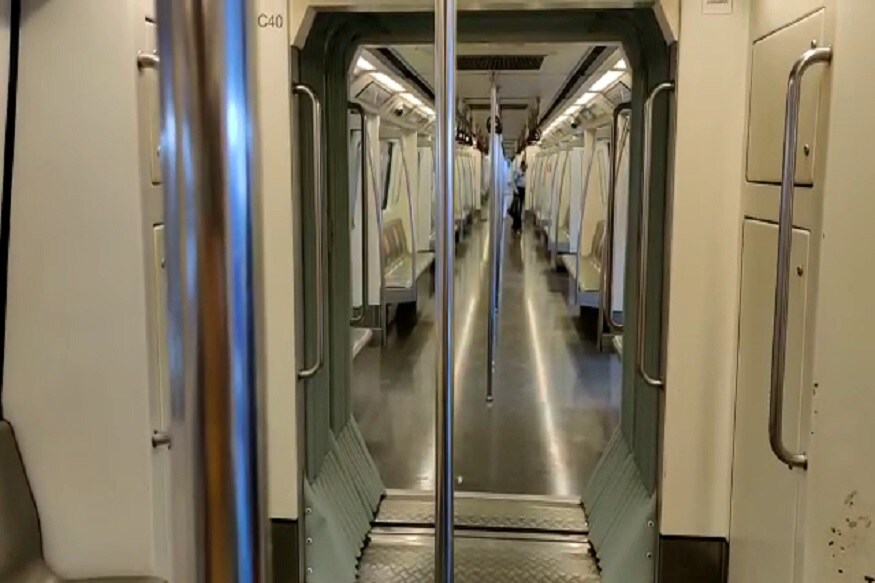 PHOTOS: गुरुग्राम रैपिड मेट्रो ने भरी रफ्तार, मास्क नहीं पहना तो ‘No ...