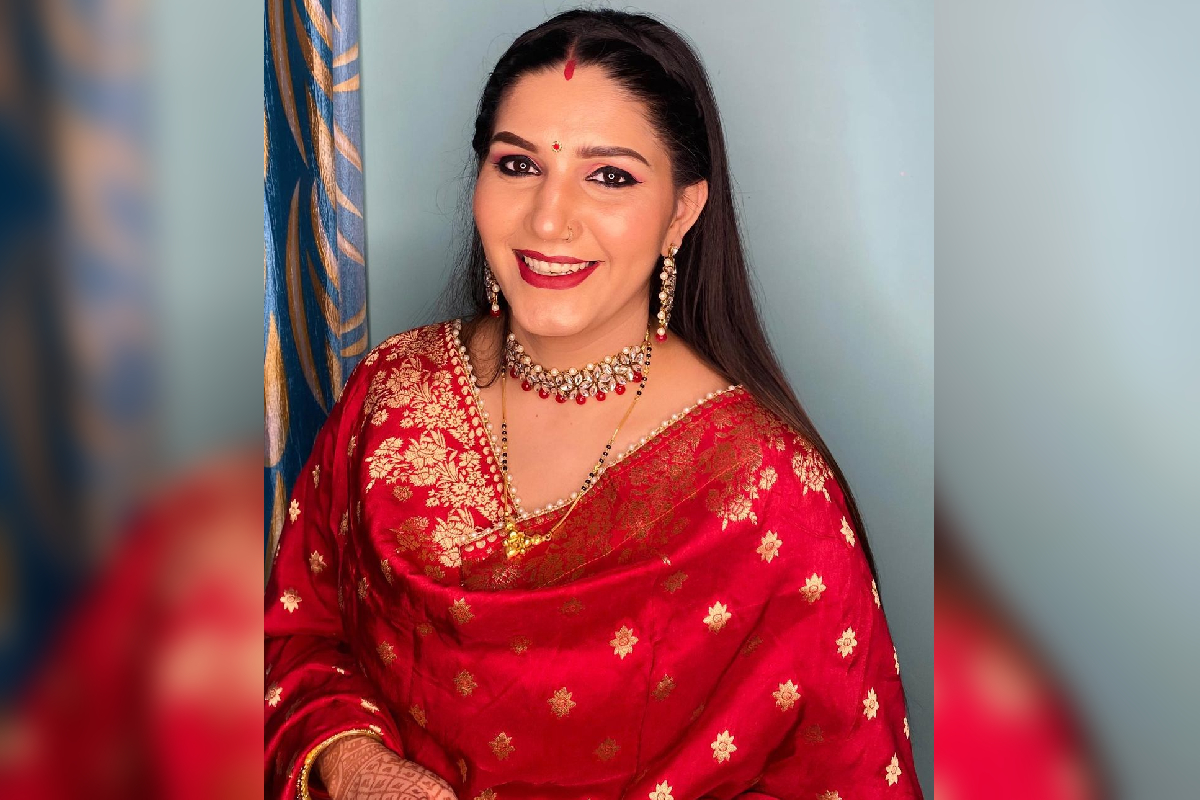 सपना चौधरी ने ऐसे मनाया अपना पहला करवा चौथ, पति के साथ शेयर कीं PHOTOS ...