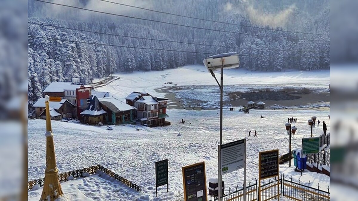 Snowfall in Chamba dalhousie and khajjiar turns white after heavy ...