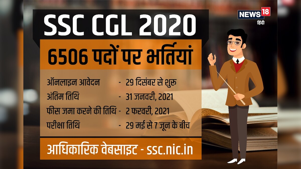 SSC CGL 2020 notification released application process begins/SSC CGL ...