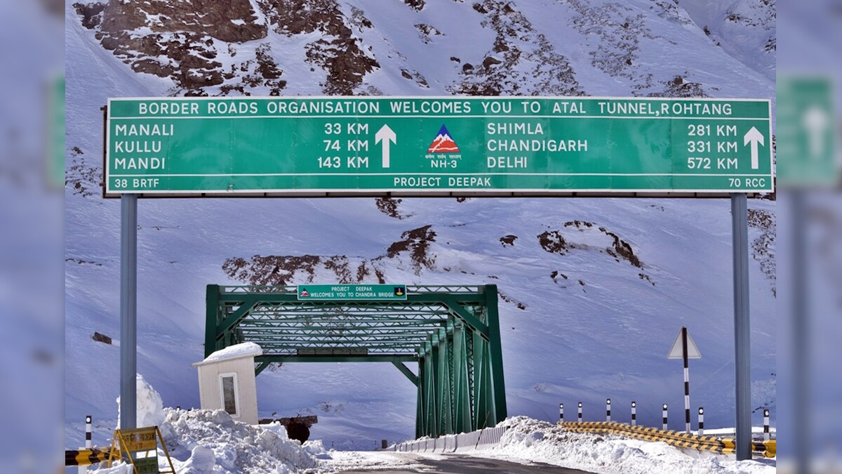Atal Tunnel Open For Tourist once again as weather turns pleasant in ...