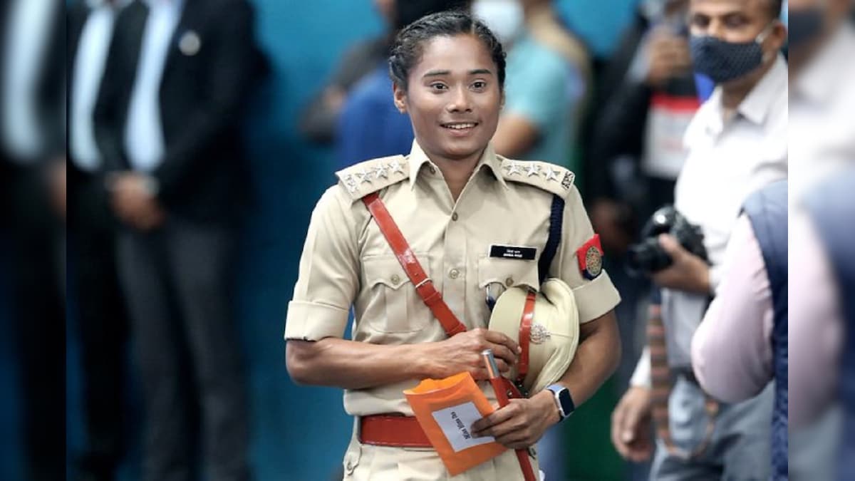 Sprinter Hima Das inducted as DSP in Assam difficult journey like this ...
