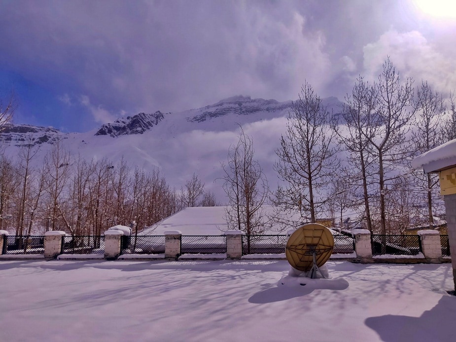 Weather in Himachal snowfall at kaza see beautiful pics hpvk – News18 हिंदी