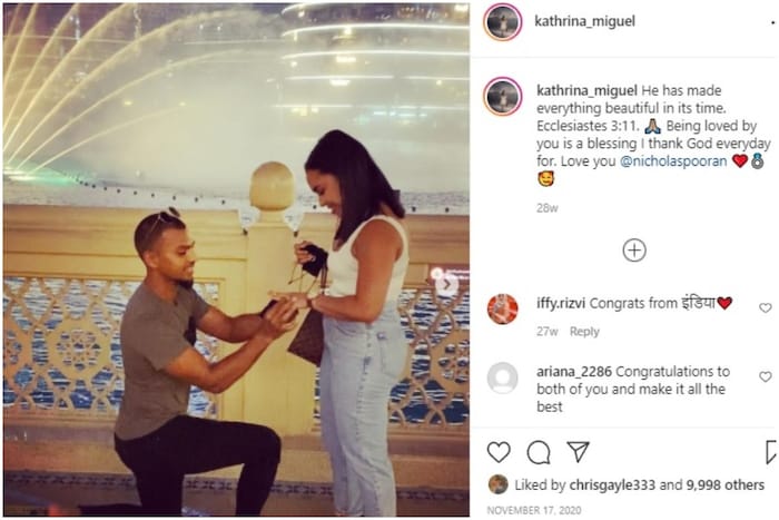 पंजाब किंग्स के बल्लेबाज ने की शादी, बोले- 'मिस्टर और मिसेज पूरन का ...