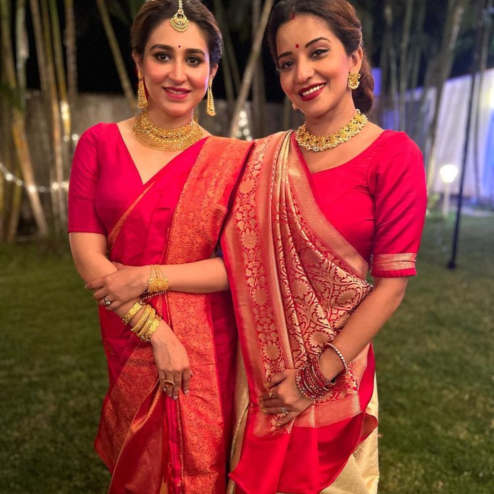 Actress Monalisa Bengali Style in saree From tv Actress Puja Banerjee ...