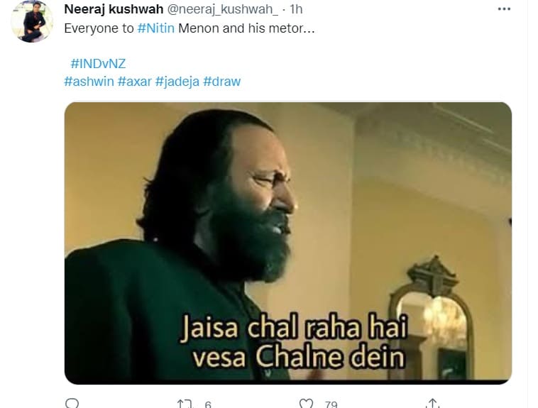 IND vs NZ : कानपूर टेस्ट ड्रॉ झाल्यानंतर अंपायर नितीन मेनन निशाण्यावर ...