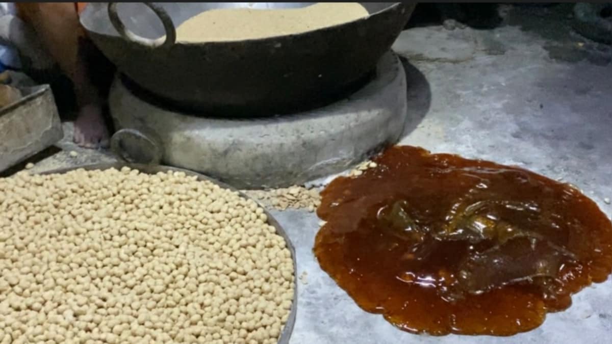 Lucknow revdi : देखिये कैसे बनाई जाती है मशहूर लखनवी रेवड़ी,जिसका स्वाद ...