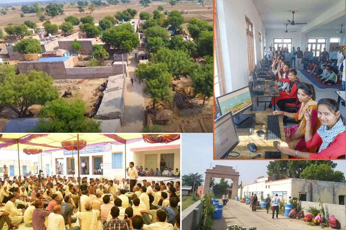 Indias First Smart Village Dhanora rajasthan irs Satyapal Singh Meena ...