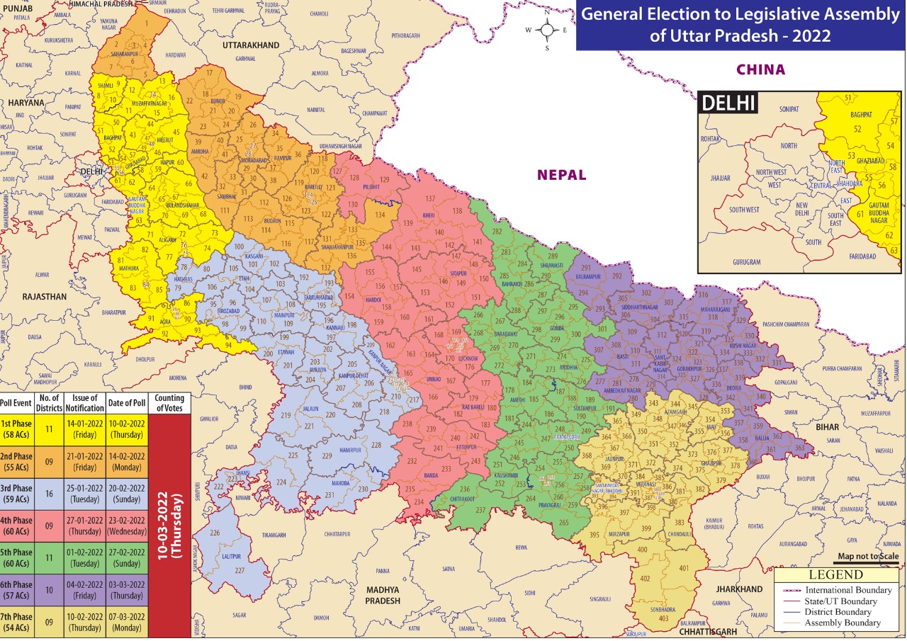 UP Assembly Elections Date: आपकी विधानसभा सीट पर किस फेज में कब होगी ...