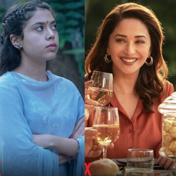 The Fame Game Madhuri Dixit Work With Javed jaferi sister Muskkaan ...