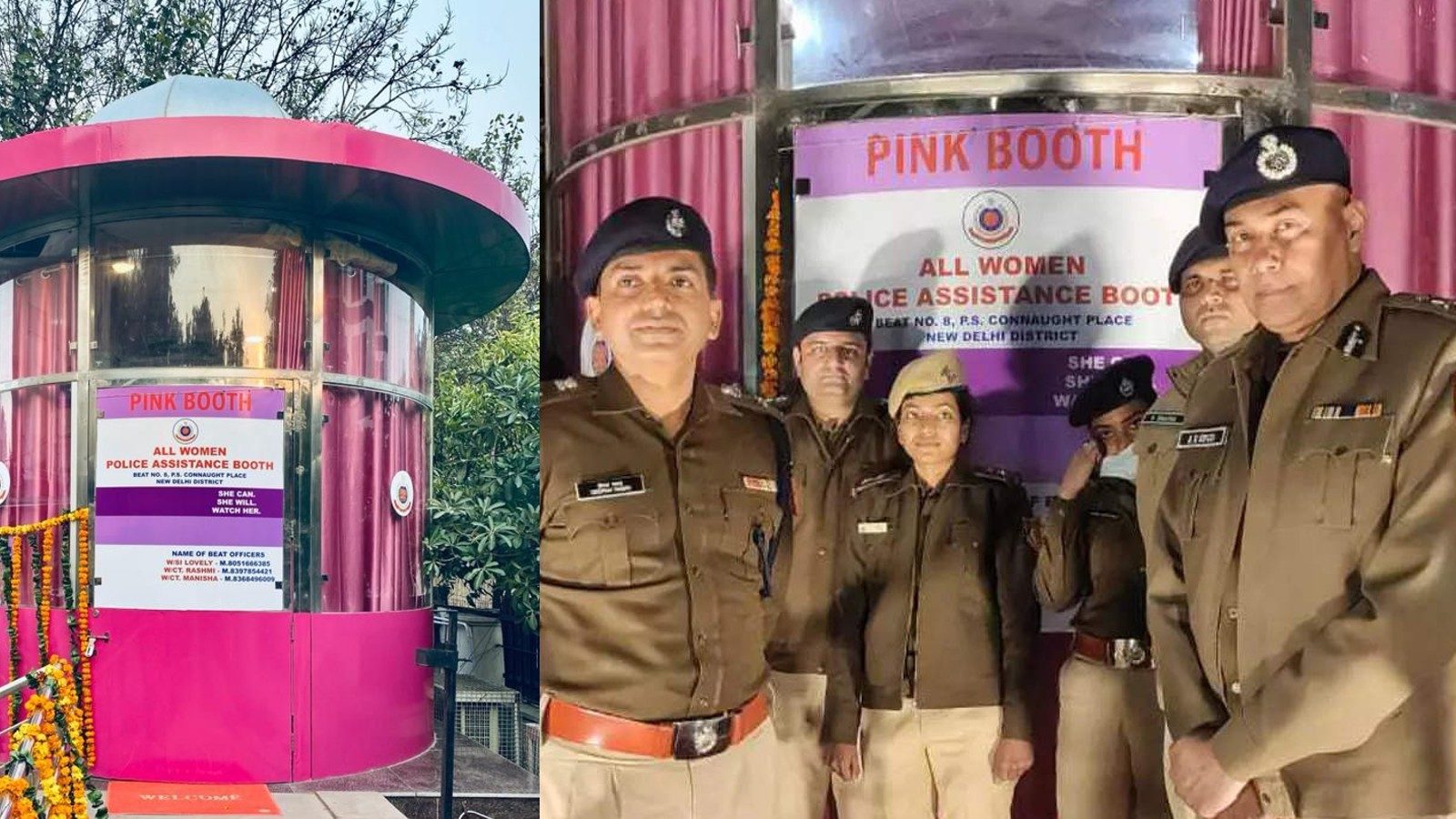 जनपथ मार्केट में महिलाओं के लिए खुला 'Pink Booth', दिल्ली पुलिस को मिल ...