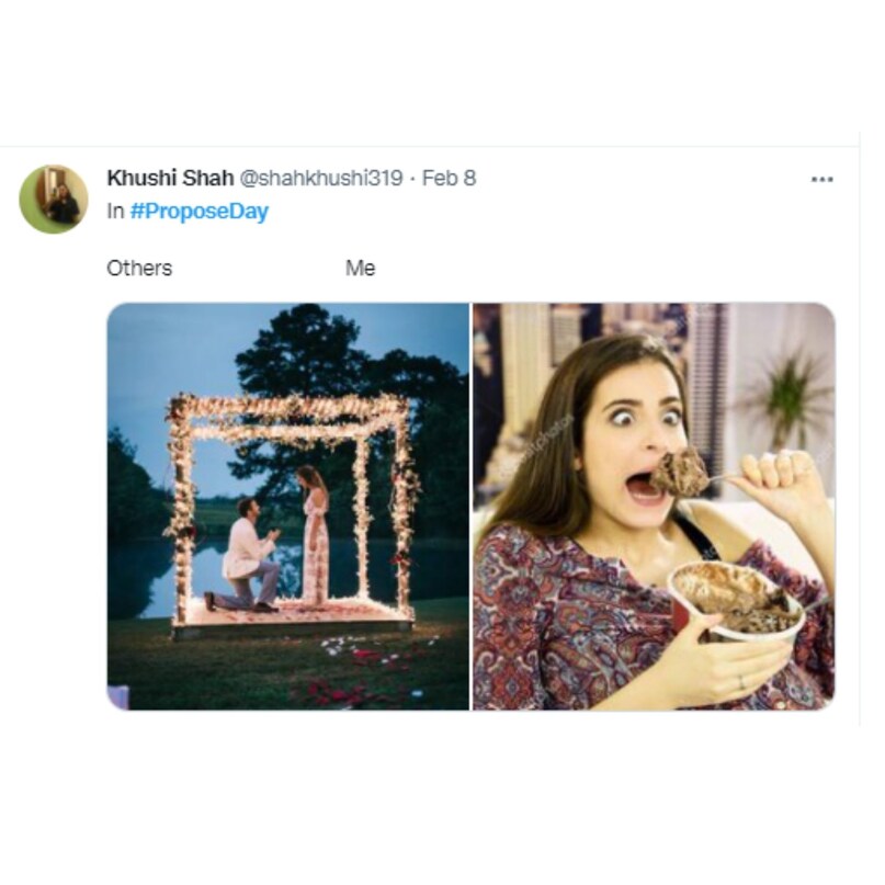 Propose day memes funny and viral twitter posts valentine week tweets ...