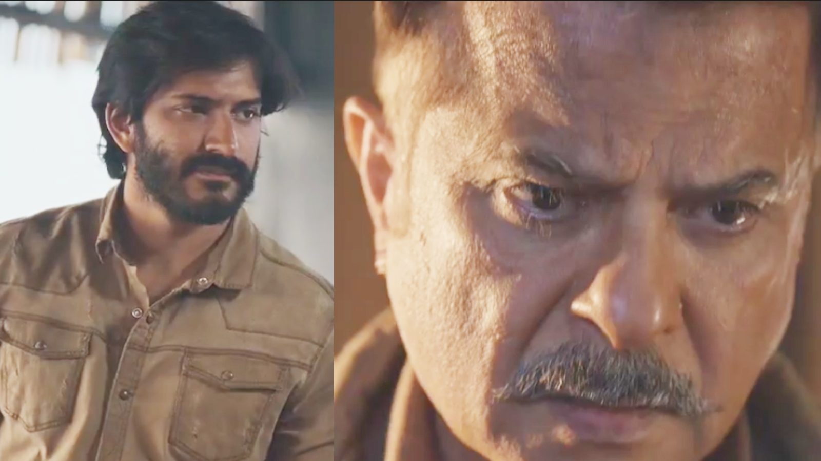 फिल्म 'Thar' के ट्रेलर में बेटे हर्षवर्धन कपूर के साथ एक्शन मोड में ...
