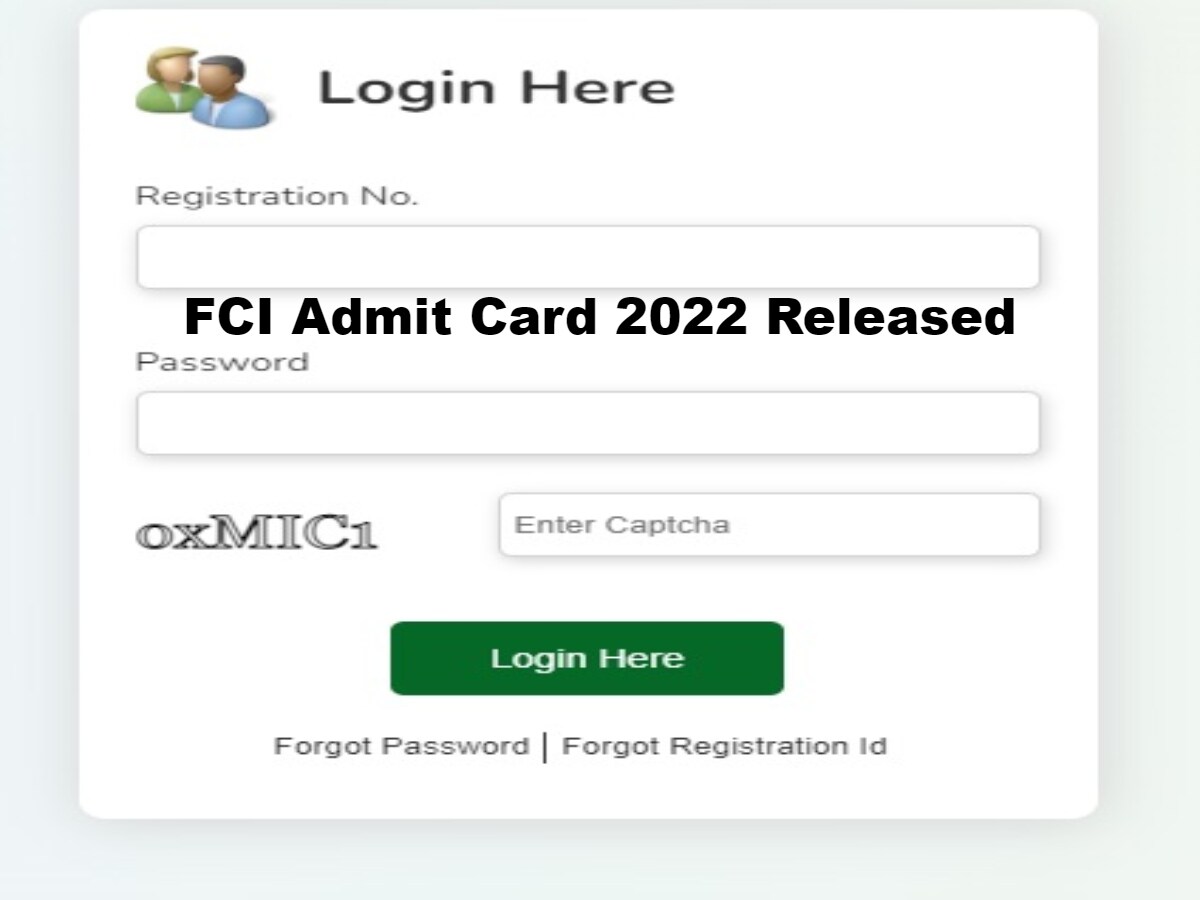 FCI Admit Card 2022 Released: जारी हुआ FCI 2022 का एडमिट कार्ड, ये रहा ...