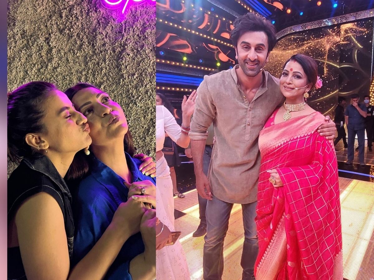 Neelima Singh PICS: रणबीर कपूर से मिलीं अक्षरा सिंह की मां नीलिमा सिंह ...