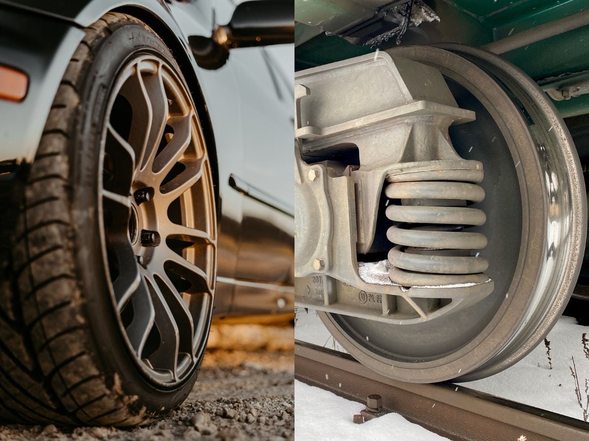 कार के टायरों में लगा होता है रबर तो ट्रेन के पहियों में क्यों नहीं ...