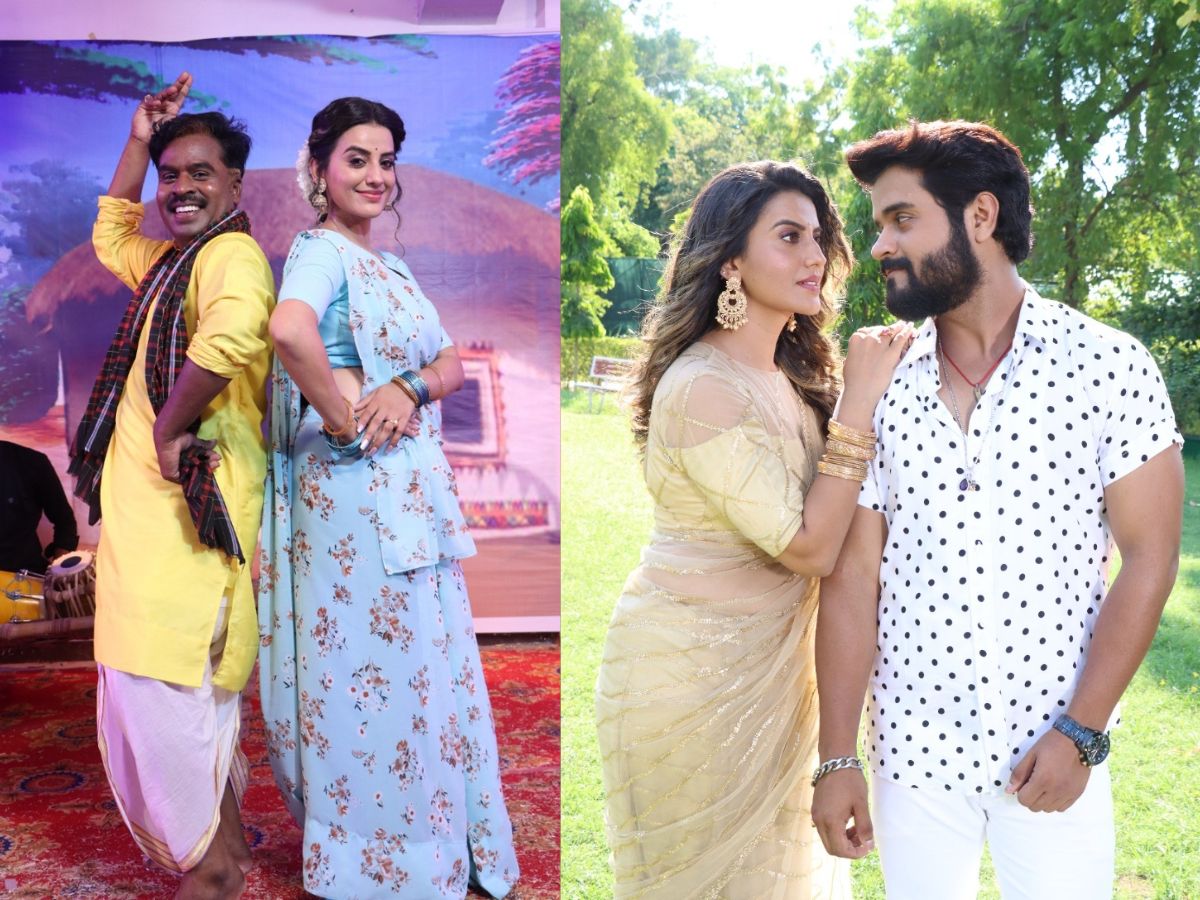 Photos: भोजपुरी फिल्म 'डार्लिंग' के सेट से सामने आया अक्षरा सिंह का ...