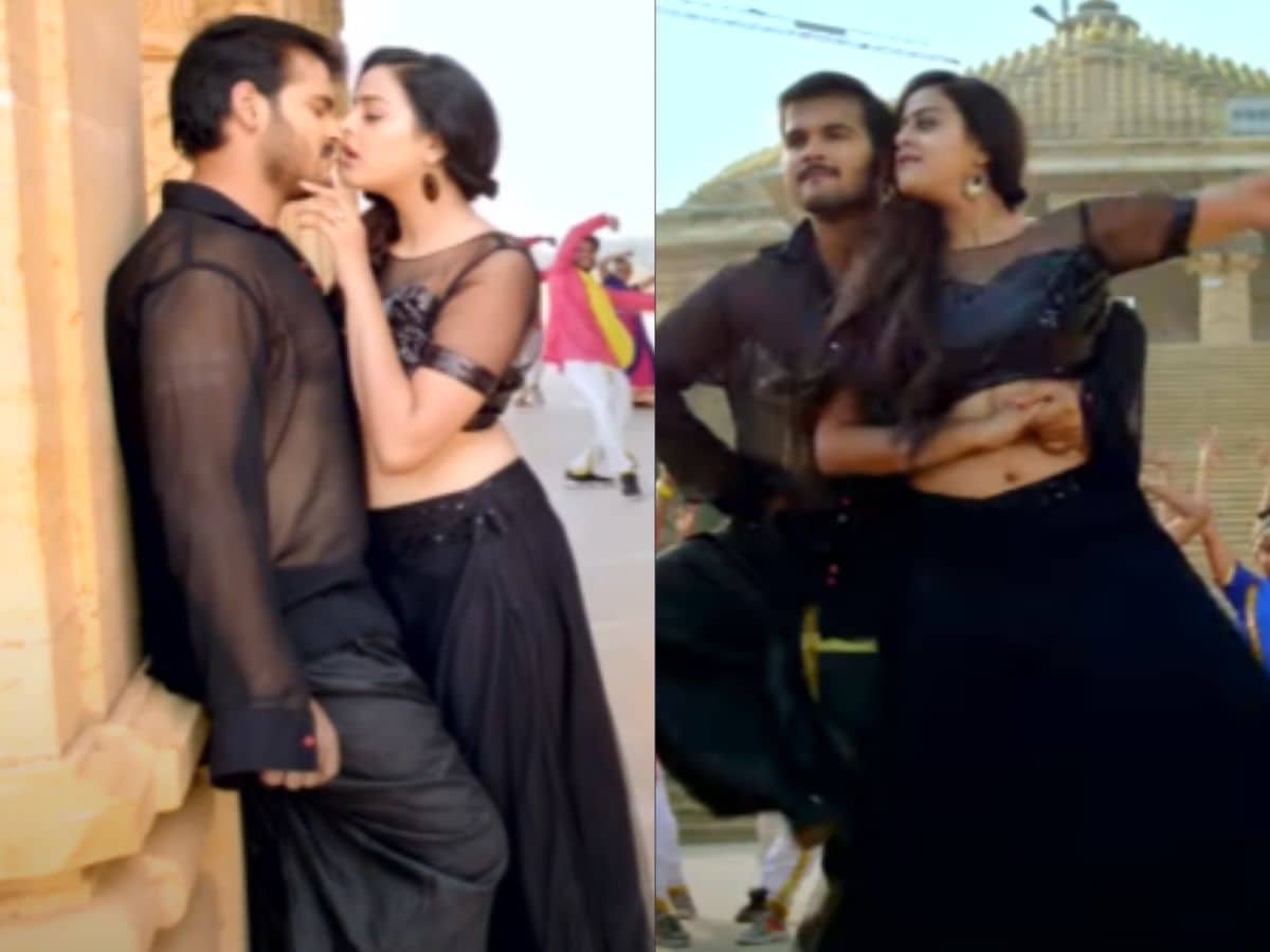 Video: 'मनमोहिनी' बन यामिनी सिंह ने मोह लिया अरविंद अकेला कल्लू का मन, कभी रही थी दोनों के अफेयर ...