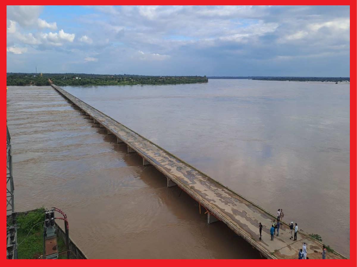 चंबल नदी धौलपुर में खतरे के निशान से 10 मीटर ऊपर पहुंची, बाढ़ का खतरा ...