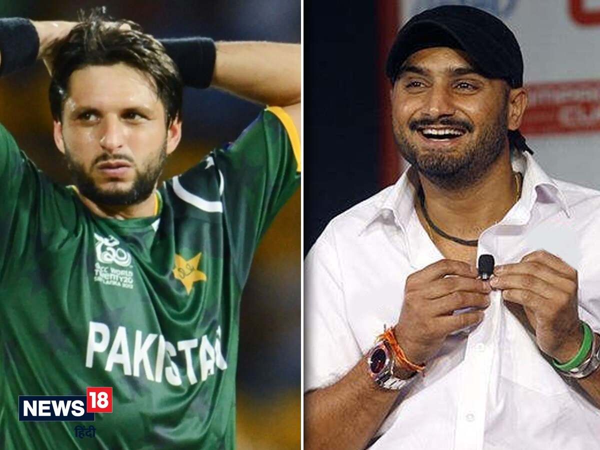 गौतम गंभीर पर शाहिद अफरीदी का कमेंट सुन हंस पड़े हरभजन सिंह, फैन्स ने लगा दी क्लास - shahid ...