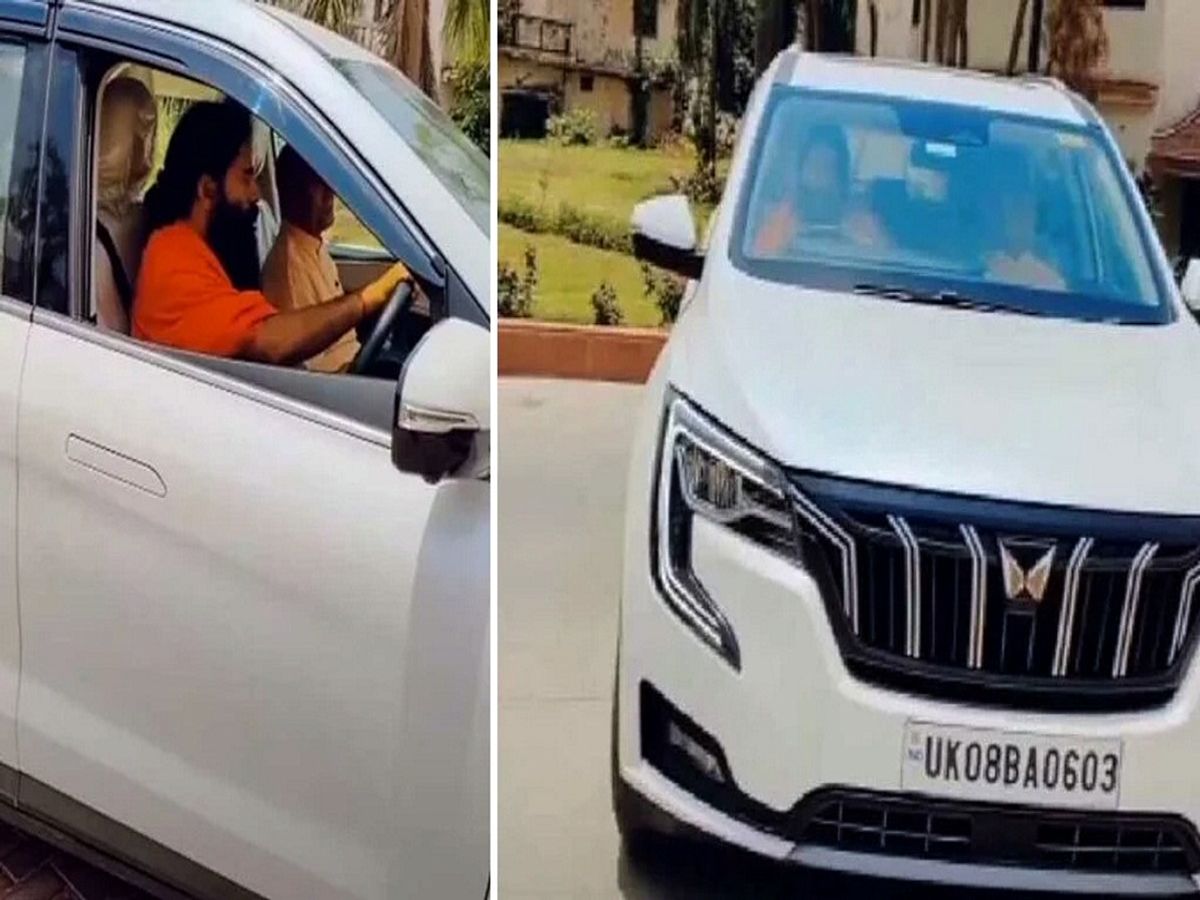 Video: बाबा रामदेव ने खरीदी ब्रैंड न्यू XUV 700, ड्राइव करते नजर आए ...