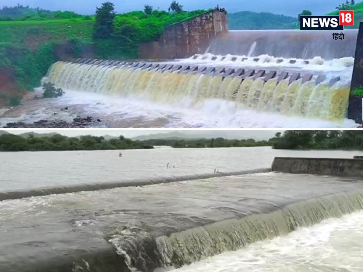 Rajasthan: सिरोही के 11 बांध छलके, बेणेश्वर धाम फिर बना टापू, सोम कमला डेम के 4 गेट खोले - many ...