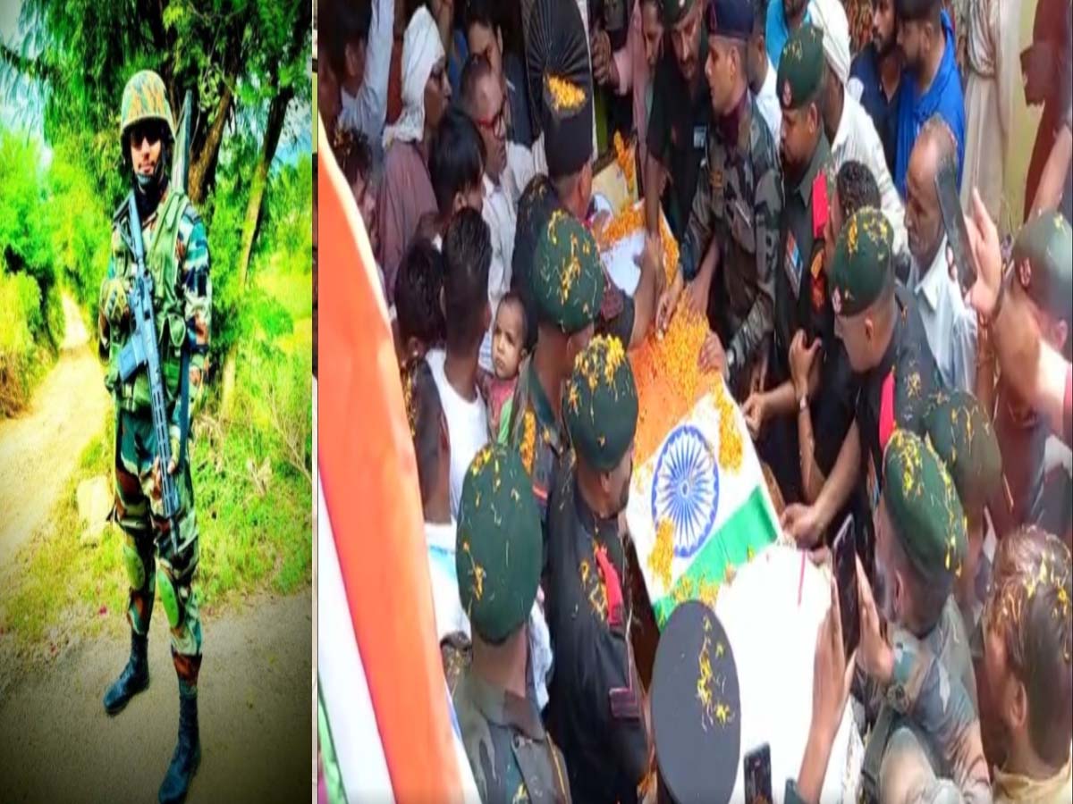 8 माह की गर्भवती पत्नी को था इंतजार..और पति आतंकी हमले में शहीद, राजकीय सम्मान के बीच छलकती ...