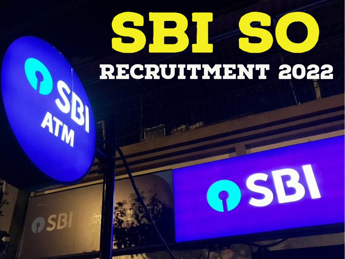 SBI SO, Bank Jobs 2022 : एसबीआई में स्पेशलिस्ट ऑफिसर की बंपर वैकेंसी ...