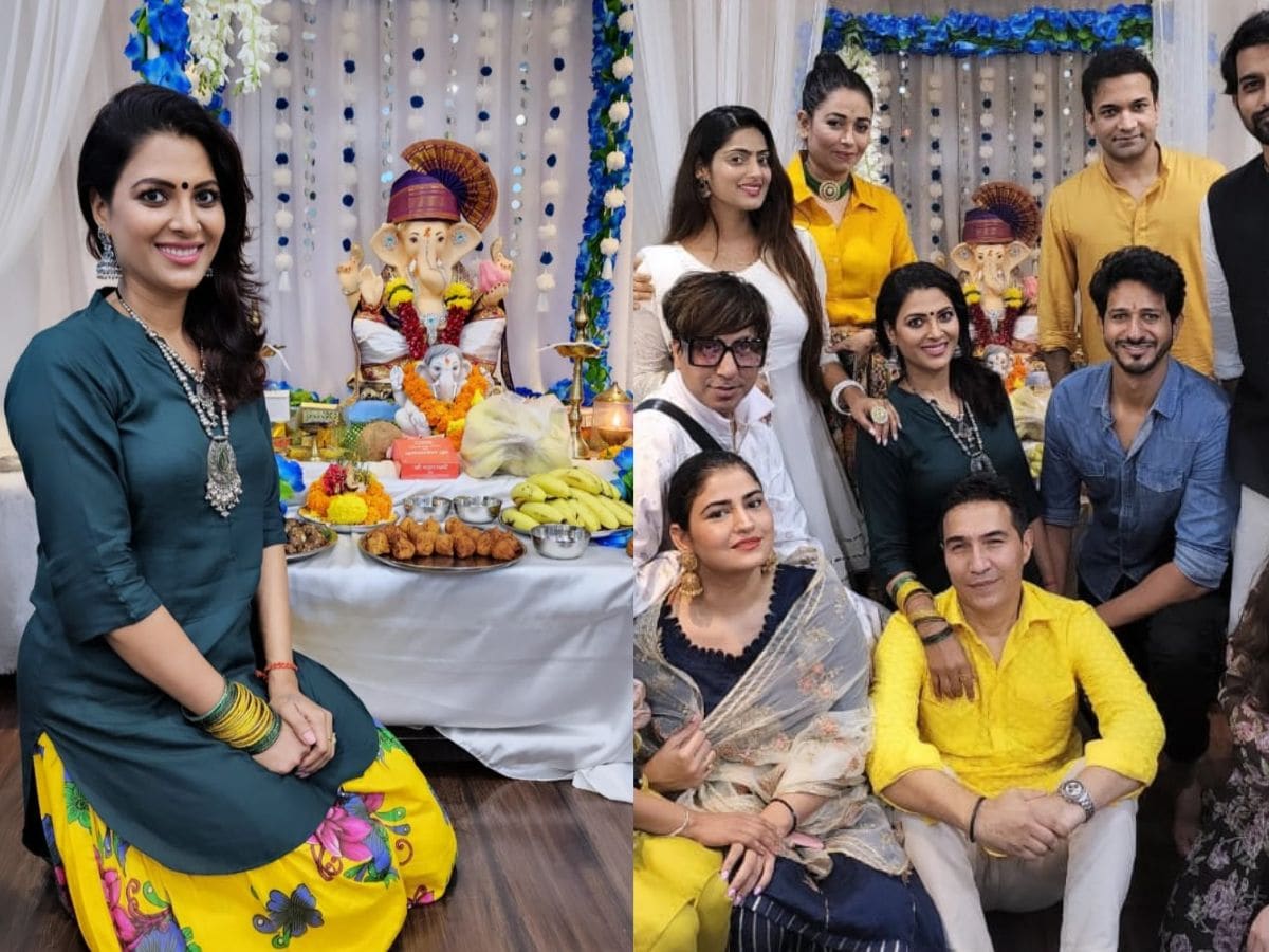 कशिश राजपूत ने भी 'बप्पा' को दी विदाई, धूम-धाम से मनाया गणेश उत्सव ...