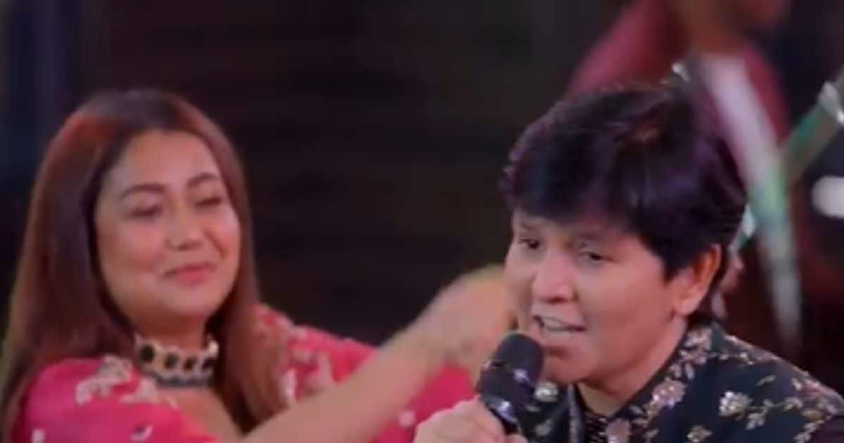 'O Sajna' पर खींचतान, फिर साथ गरबा करती दिखीं नेहा कक्कड़-फाल्गुनी पाठक ...