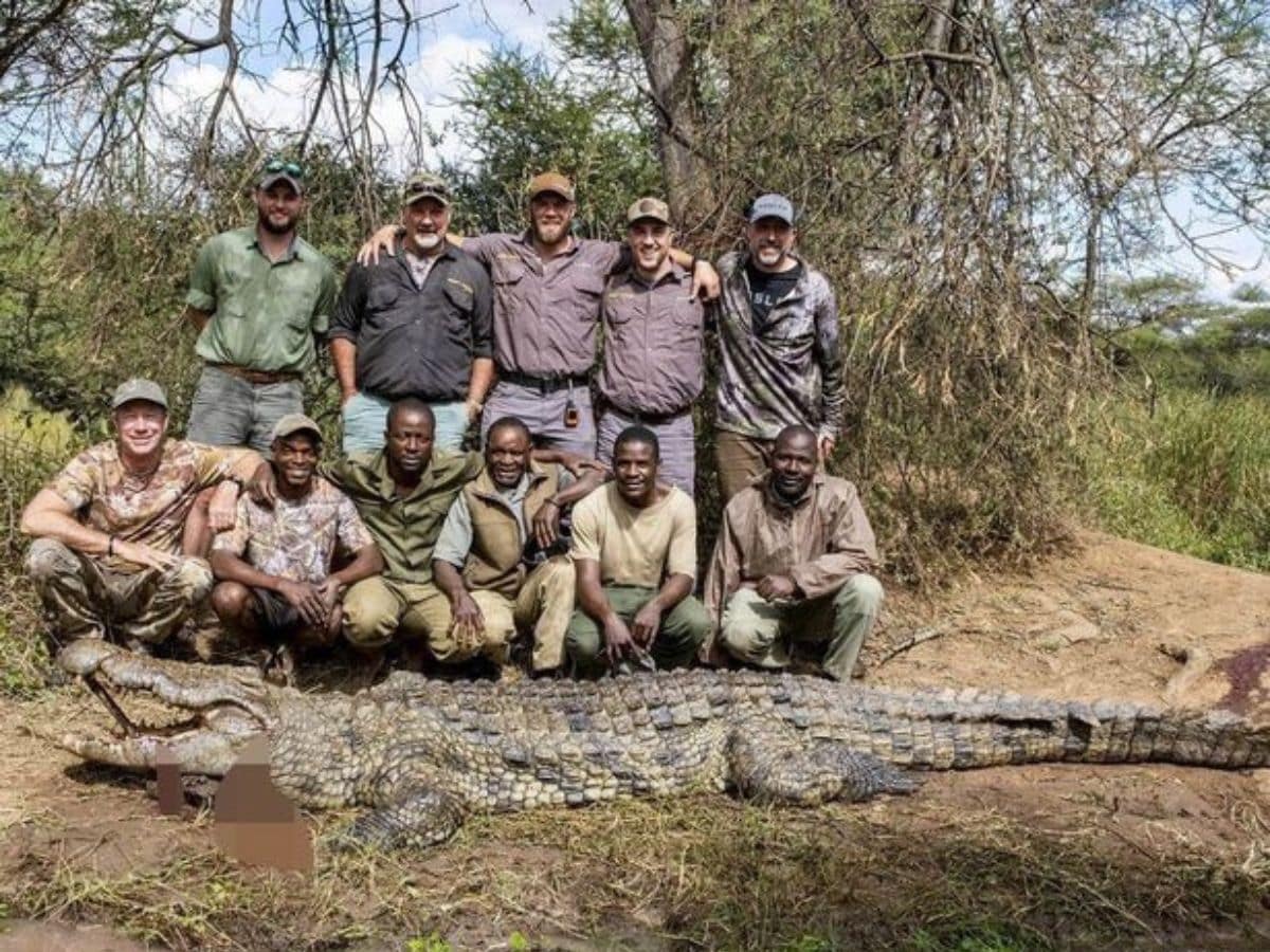 तालाब के गर्भ में था 15 फीट लंबा-450 किलो वजनी विशाल 'राक्षस'! शिकारी ...