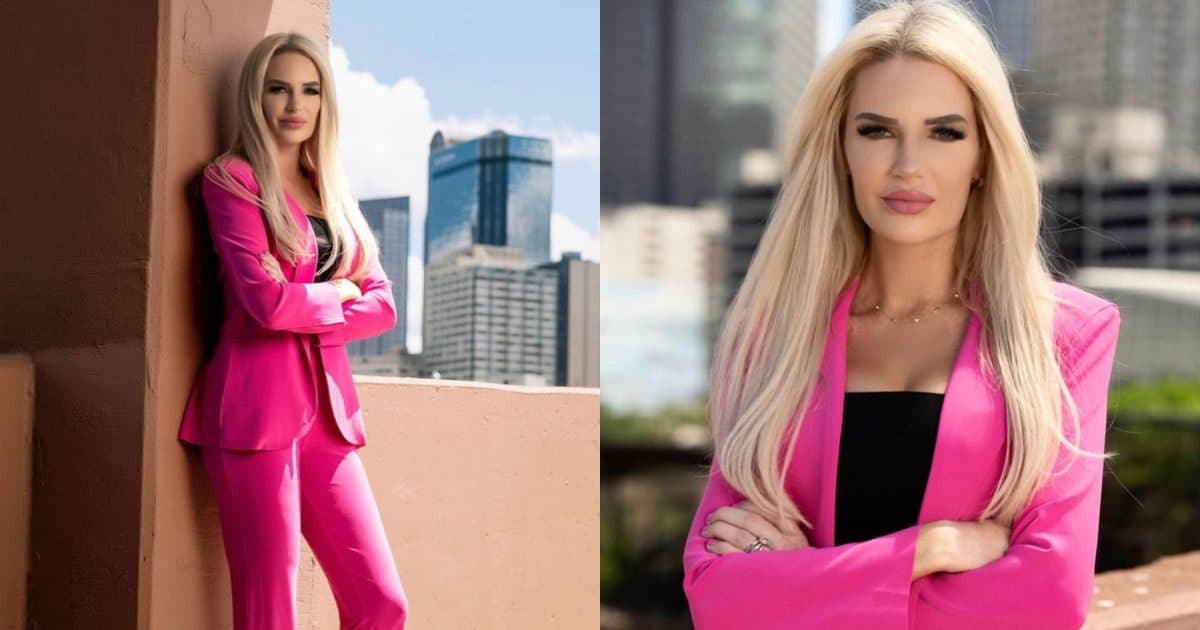 पिंक रंग की शॉर्ट ड्रेस पहनकर ही कोर्ट जाती है वकील, साथी लॉयर देते हैं ...