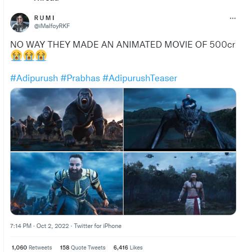 Adipurush Meme: '700 करोड़ की टेंपल रन', 'गेम ऑफ थ्रोन्स की कॉपी ...