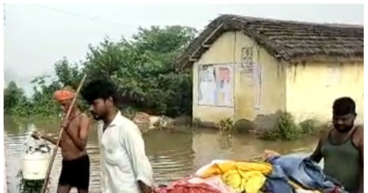 Basti Flood: बाढ़ से 75 गांवों के एक लाख लोग प्रभावित, सरयू का जल स्‍तर ...