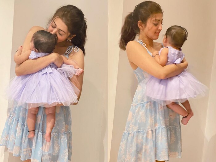 Pranitha Subhash: 5 महीने की लाडली पर प्यार लुटाती नजर आईं प्रणिता ...