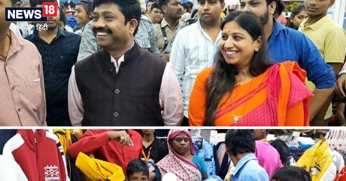 छोटी दिवाली के मौके पर योगी सरकार के मंत्री ने मलिन बस्ती के 700 बच्चों ...